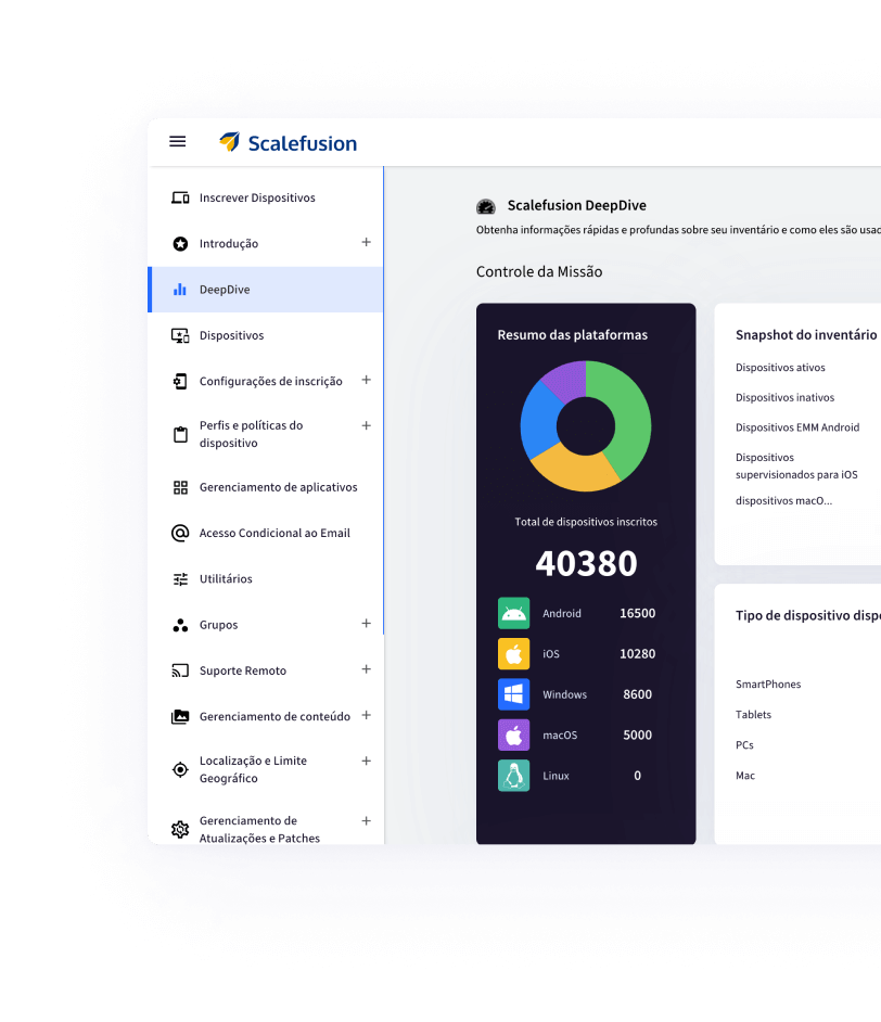 Scalefusion MDM: solução unificada de gerenciamento de dispositivos ...