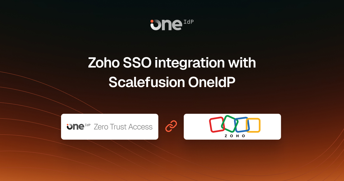 Zoho Single Sign-On (SSO) | Zoho SSO Login